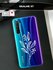 Чехол на Realme XT / Реалми XT с принтом "Ветка с листочками и цветами", прозрач...