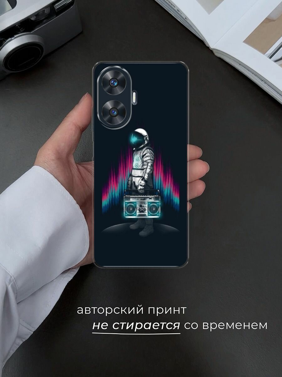 Чехол на Realme C55 / Реалми C55 с принтом "Космическая вечеринка" — фото 1