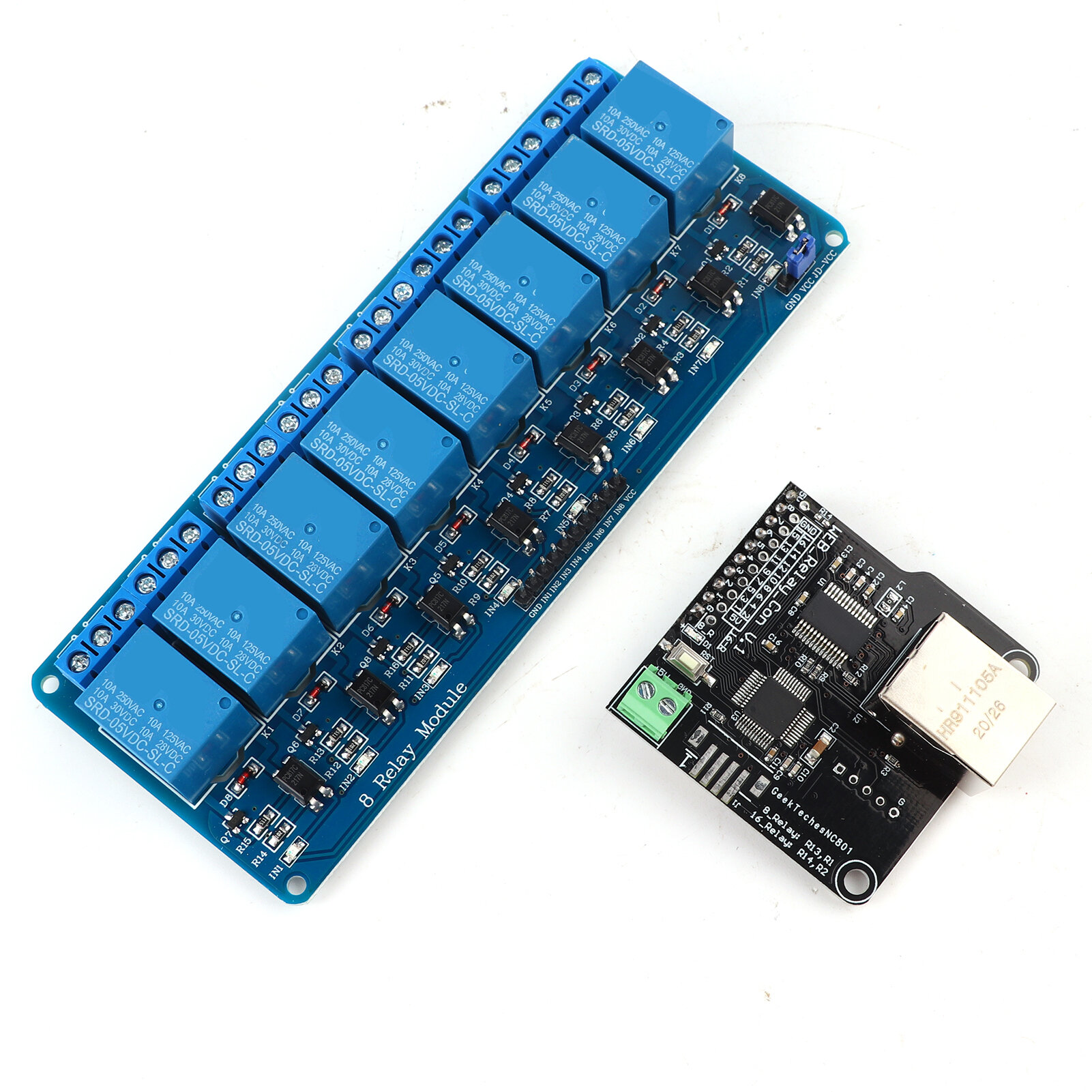 Модуль управления по Ethernet, LAN/WAN, веб-сервер, RJ45, 8-канальный