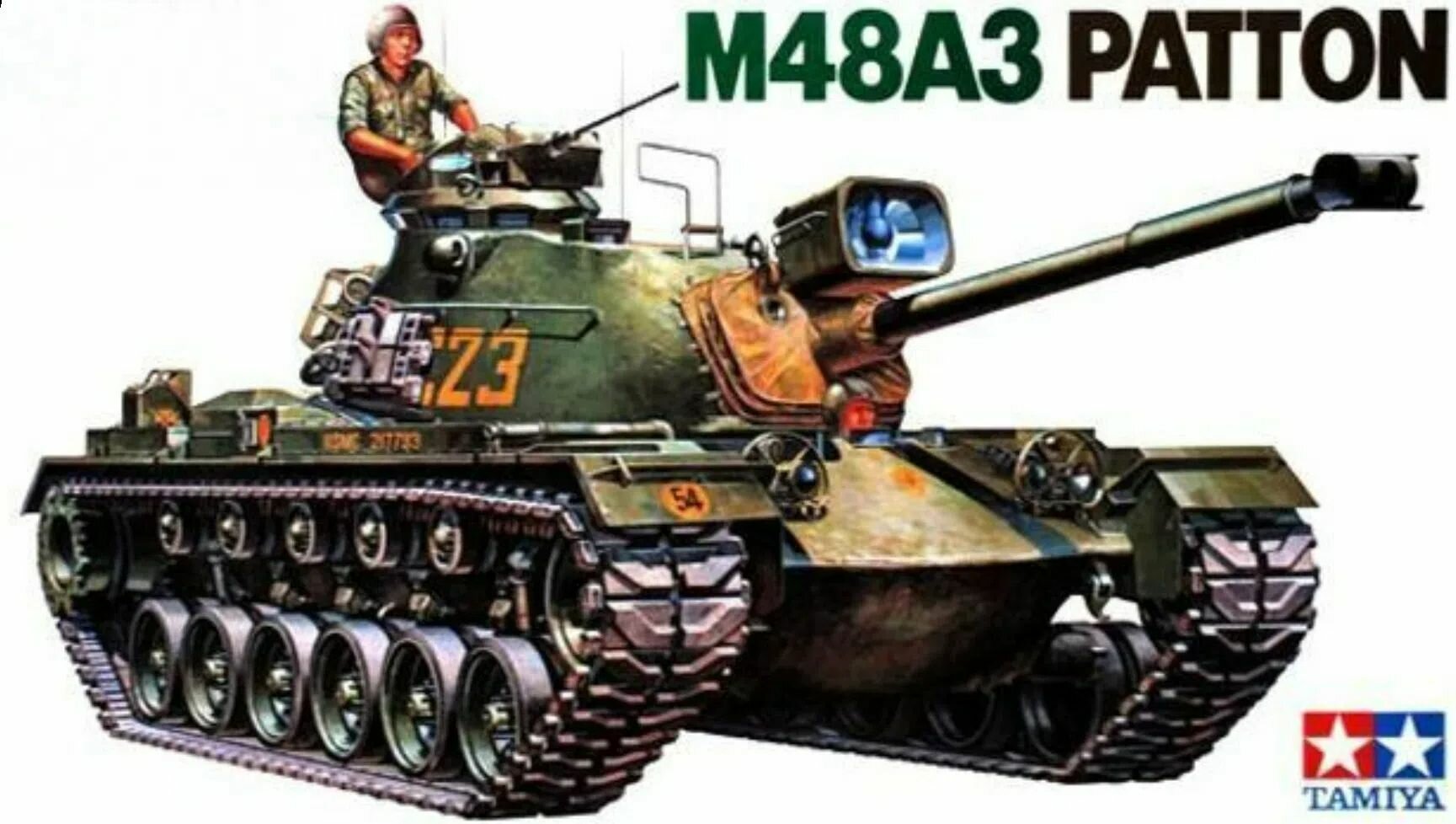Tamiya 35120 1/35 США M48A3 Patton средний сборная модель танка