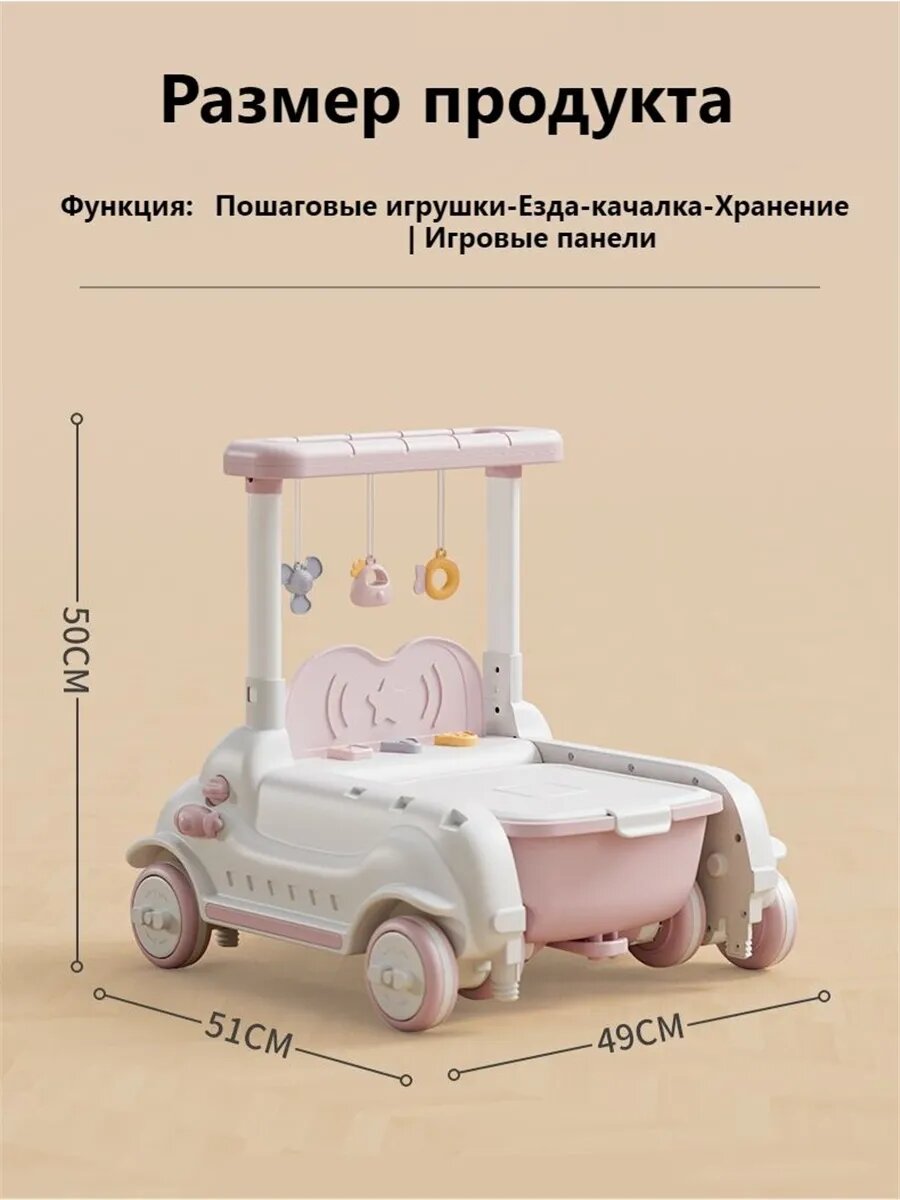 Каталка ходунки, трансформер 4 в 1 для детей