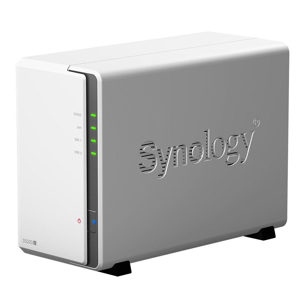 Synology DS223j Dual-Bay NAS Network Storage Server, Private Cloud, Smart Album, Automatic File Synchronization