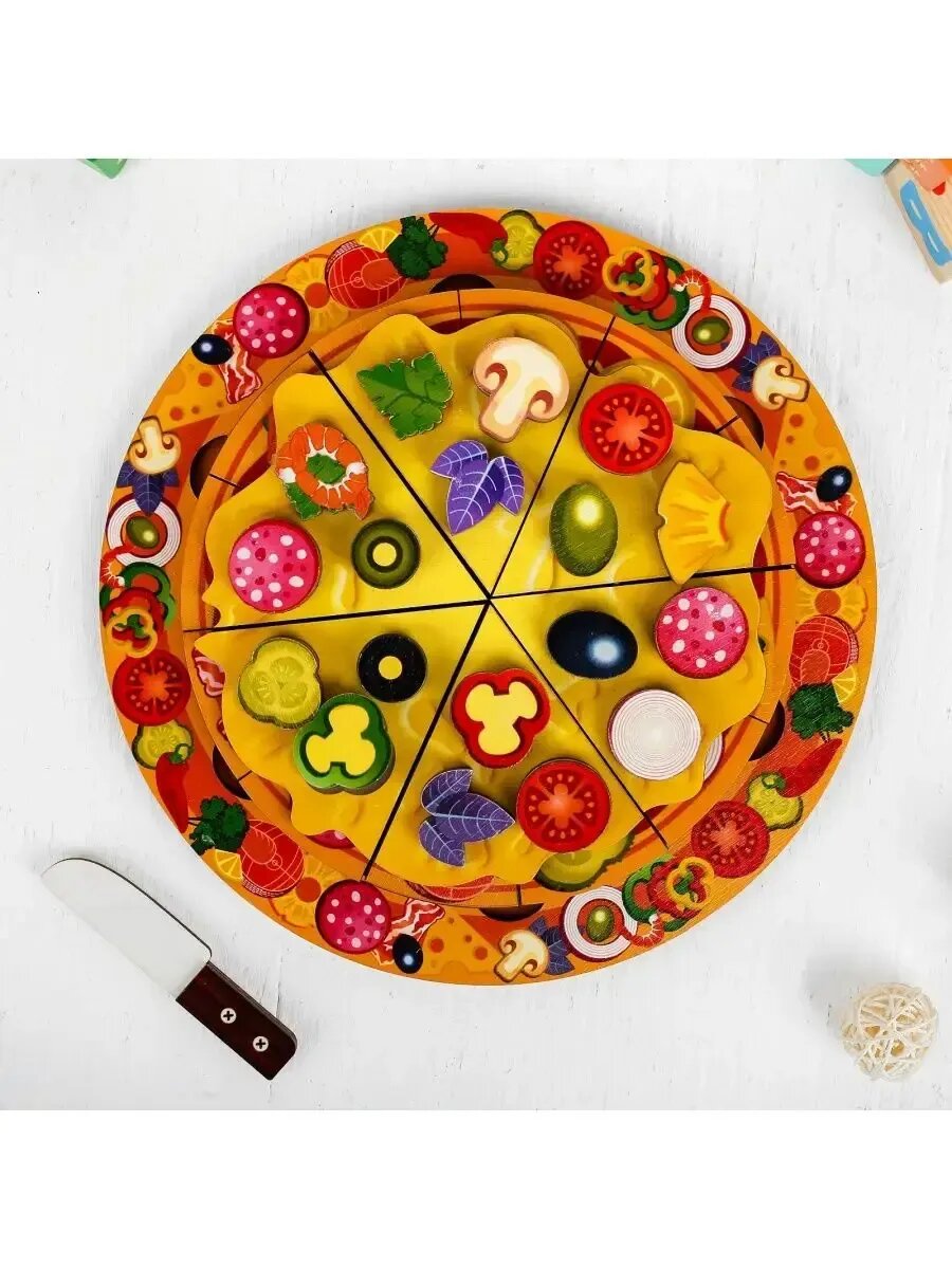 Развивающая игра "Пицца"