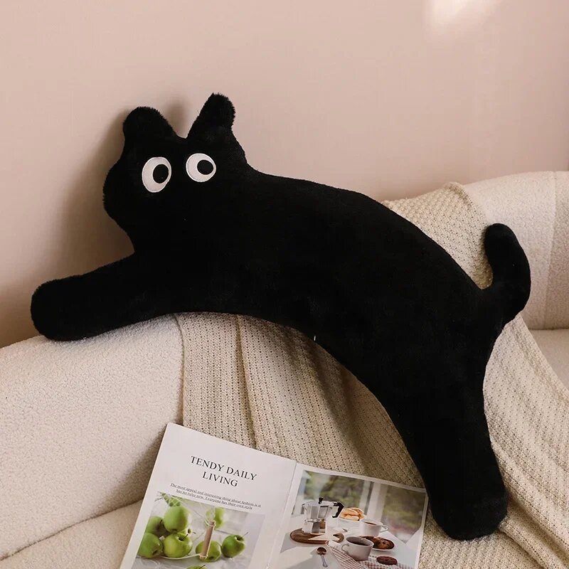 Подушка "Кот", мягкая, плюшевая, для девочек, гипоаллергенная, для сна