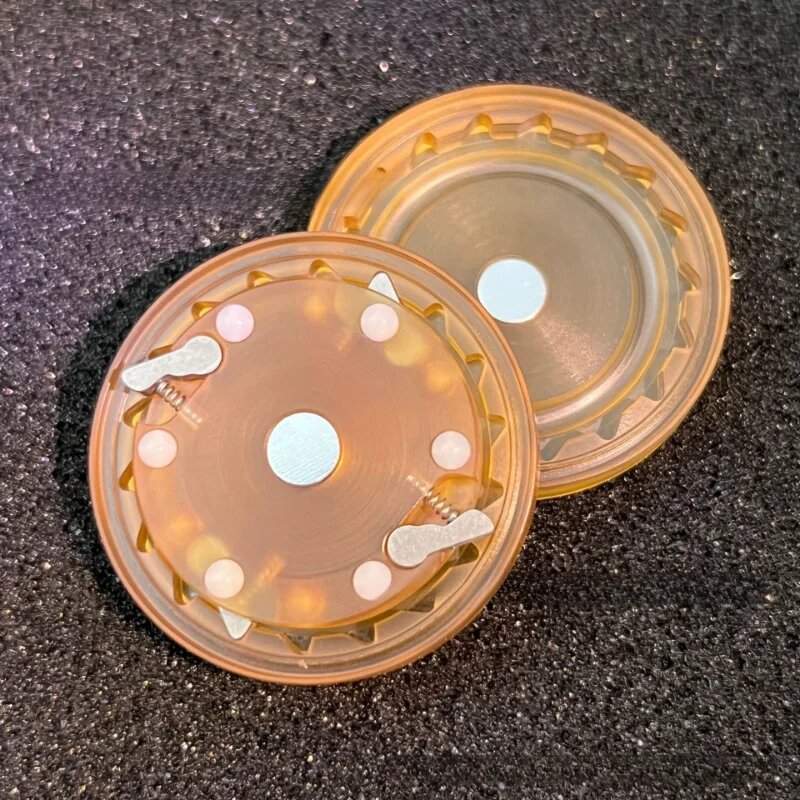 Магнитная монета с храповым механизмом, счастливый механический слайдер, тарелка для карты, EDC, игрушка для снятия стресса, Antistresse, Ratchet coin