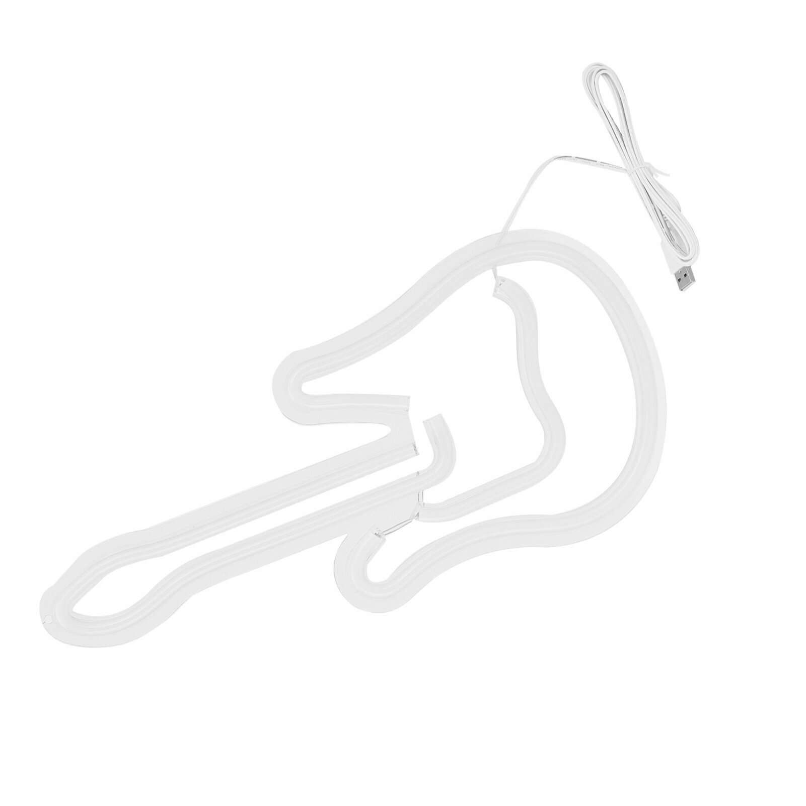 Неоновая USB-светодиодная лампа в форме гитары для домашнего бара, отеля, пляжа, рождественское украшение