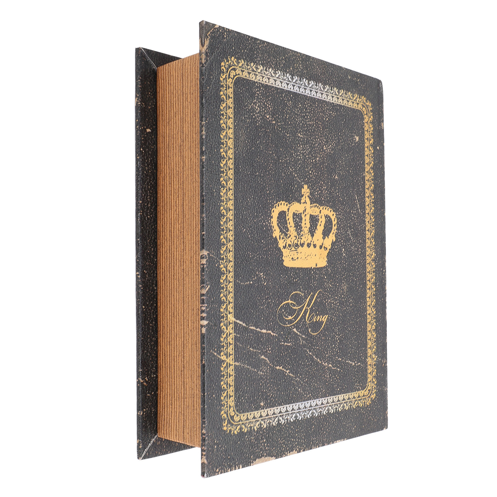 Коробка для хранения в форме книги, большая вместимость, деревянная, европейский стиль, декоративная коробка для книг, поддельная коробка для книг, украшение для книжной полки