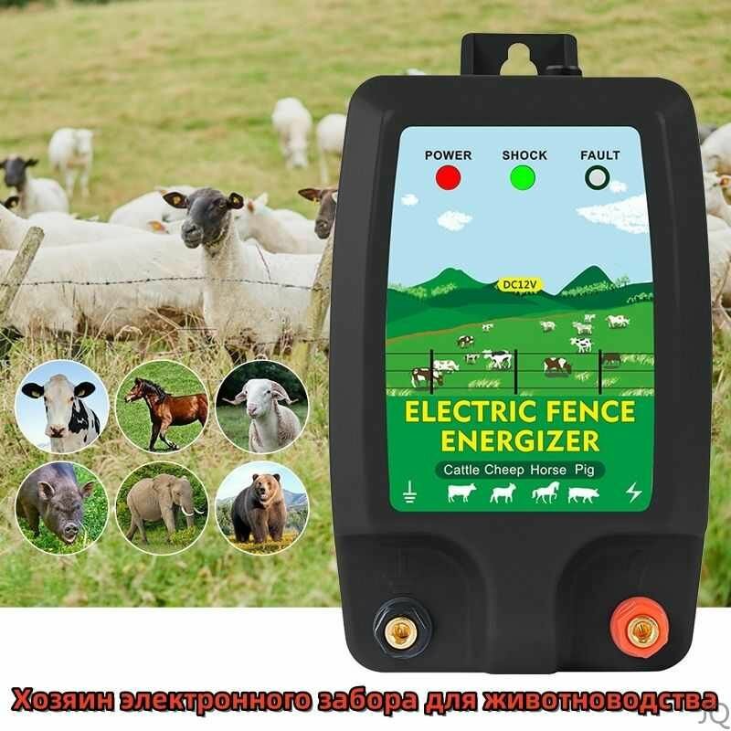 Электропастух, Пастбищное земледелие, Умный пульсBlack mini machine/no power display (European standard)