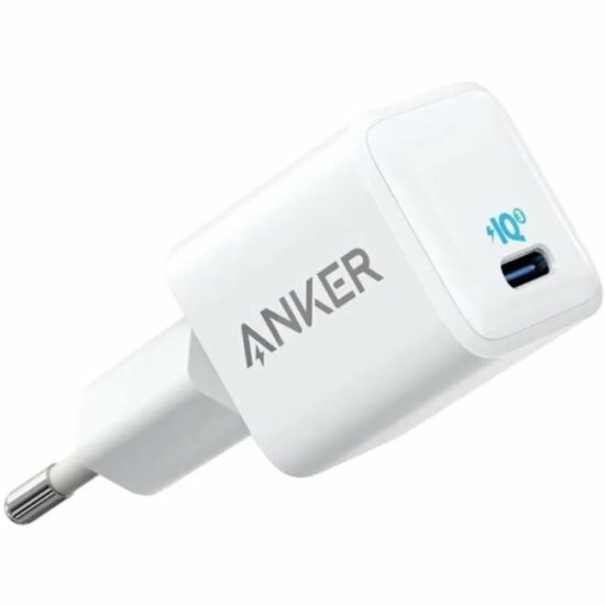 Сетевое зарядное устройство Anker PowerPort 3 20 Вт, USB-C, белый