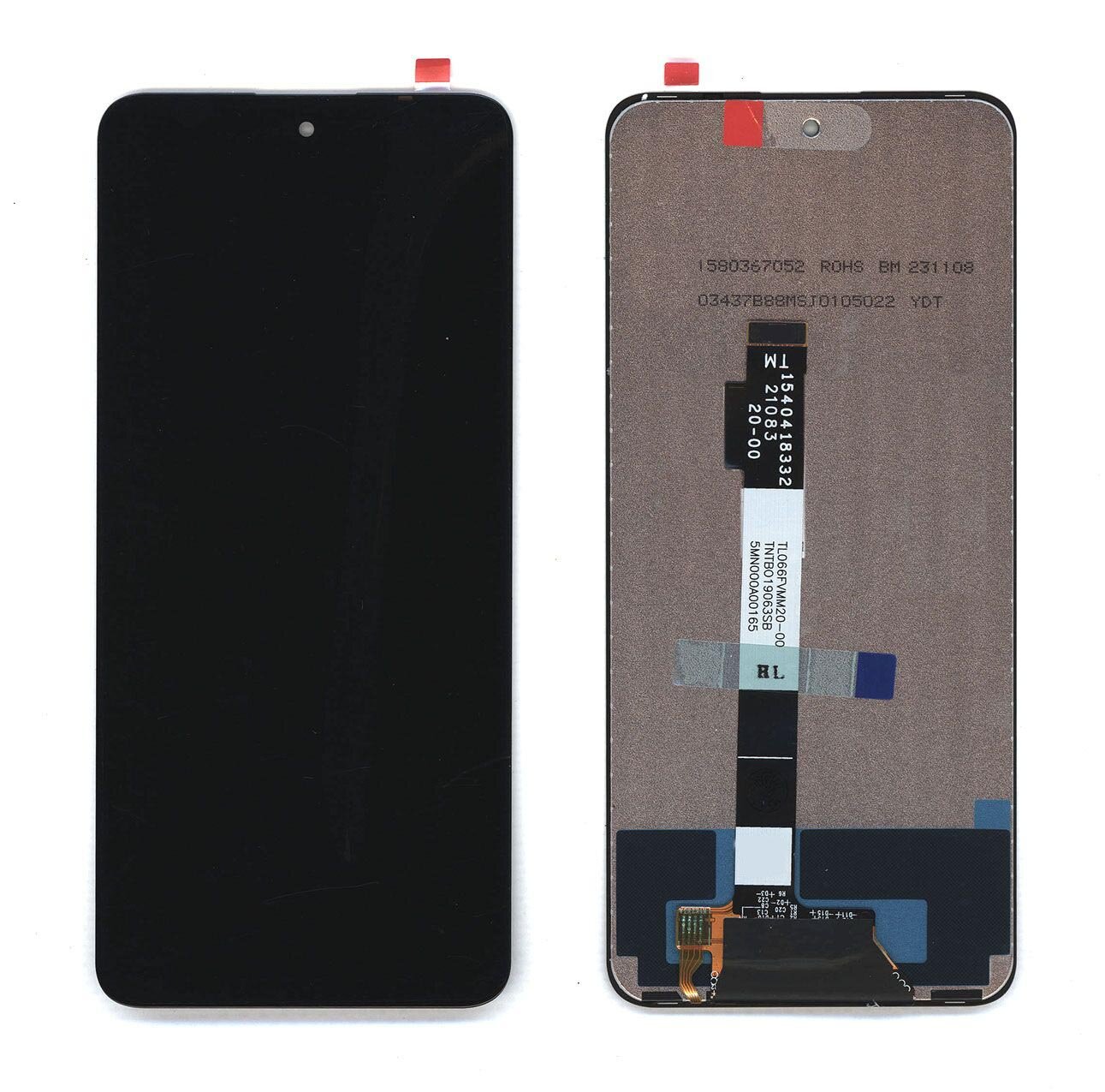 Дисплей для Xiaomi Redmi Note 10 Pro 5G, Poco X3 GT, Poco X4 Pro в сборе с тачскрином OLED черный