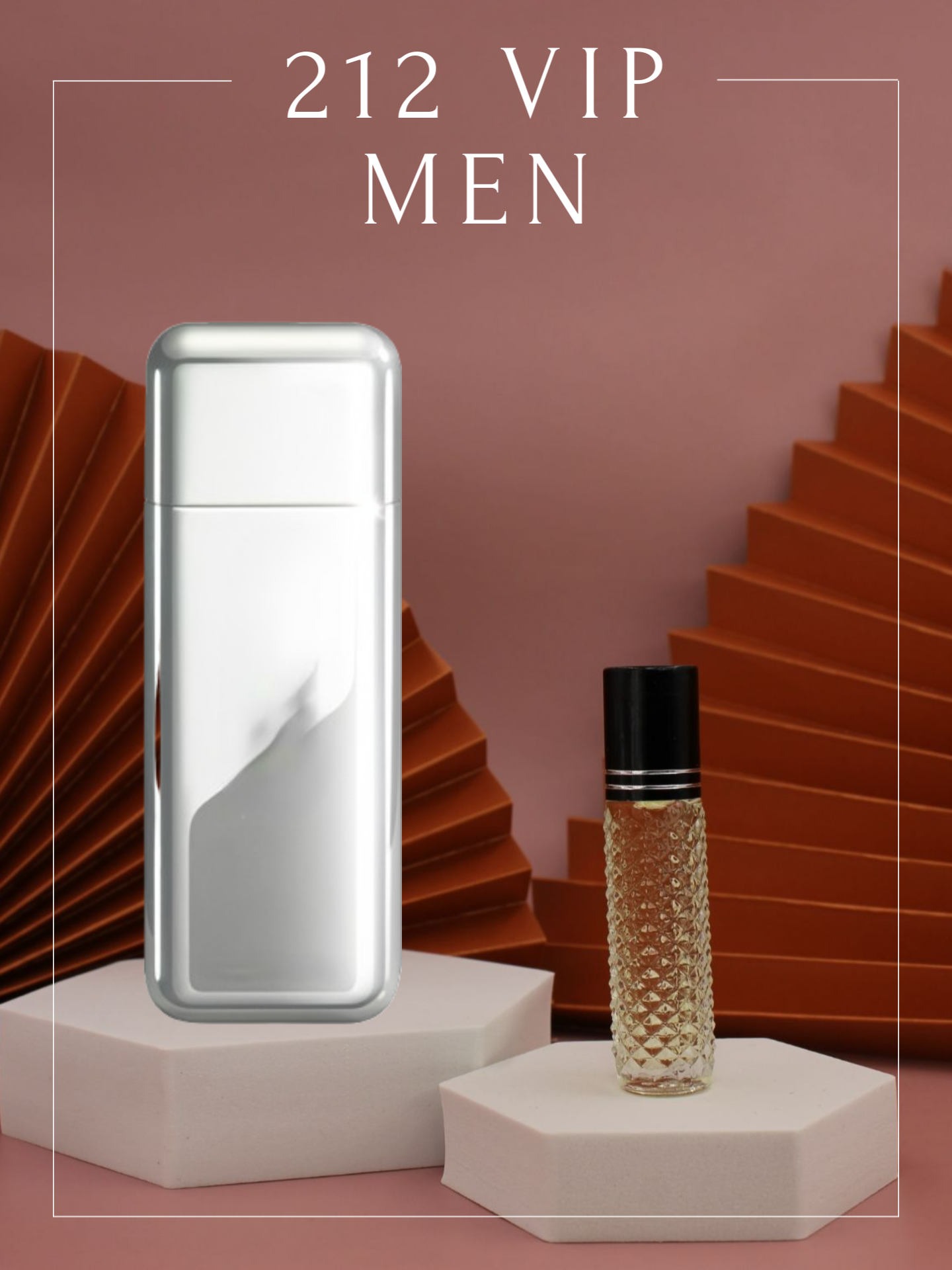 Духи масляные 212 VIP Men; Timeless Perfume; 212 Вип Мен роликовый флакон 8 мл