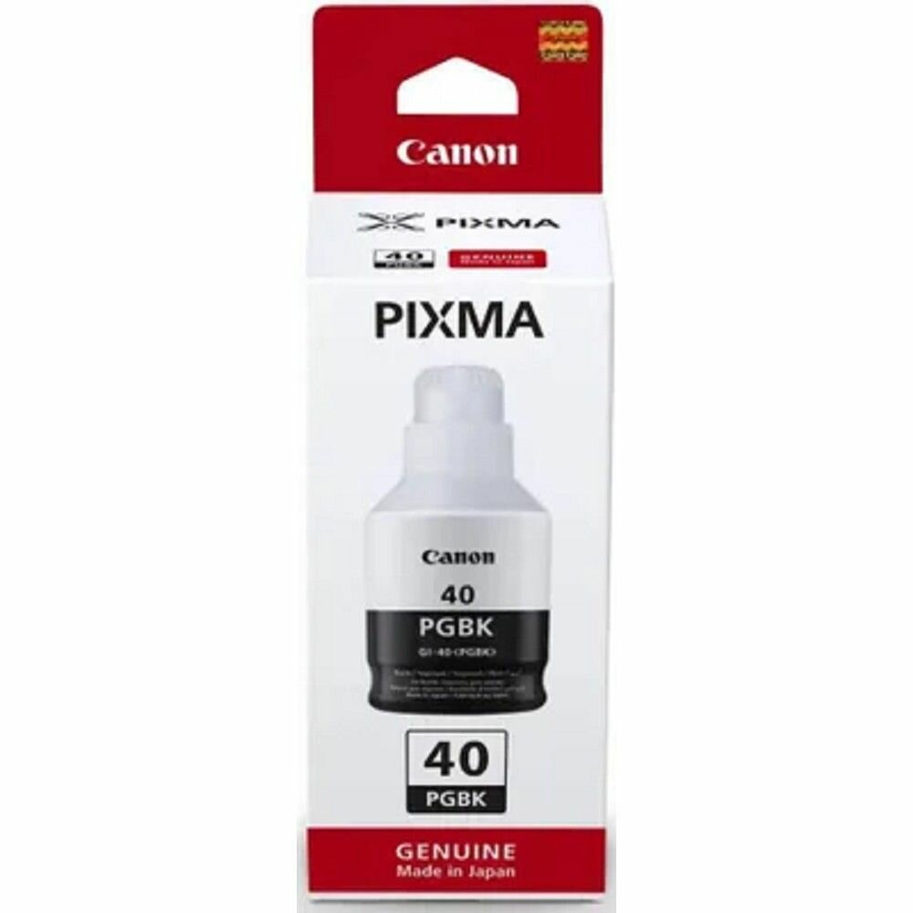 Canon GI-40BK 3385C001 картридж струйный для Canon Pixma G5040-G6040, чёрный, 170 мл.