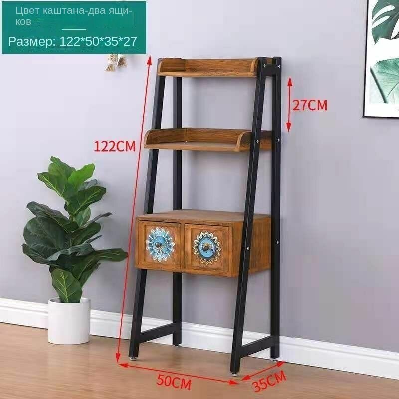 Комод-секретер "CTG906CTT101", 2 ящика, цельный спил дерева, высота 122 см