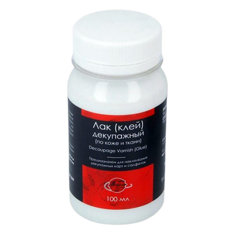 Лак-клей декупажный для твердых поверхностей, 100 мл, Россия