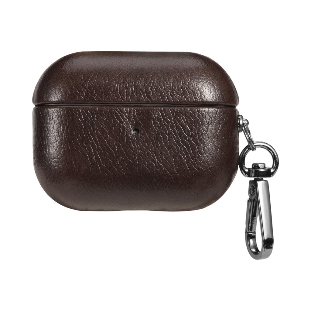 Чехол для наушников AirPods из искусственной кожи, полностью закрывающий ухо — цвет мокко — AirPods 3