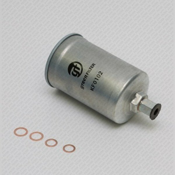 Фильтр топливный GREEN FILTER KF0102 AUDI 80/100/A6 84-> / VW Scirocco/Corrado/Golf/Jetta 82->