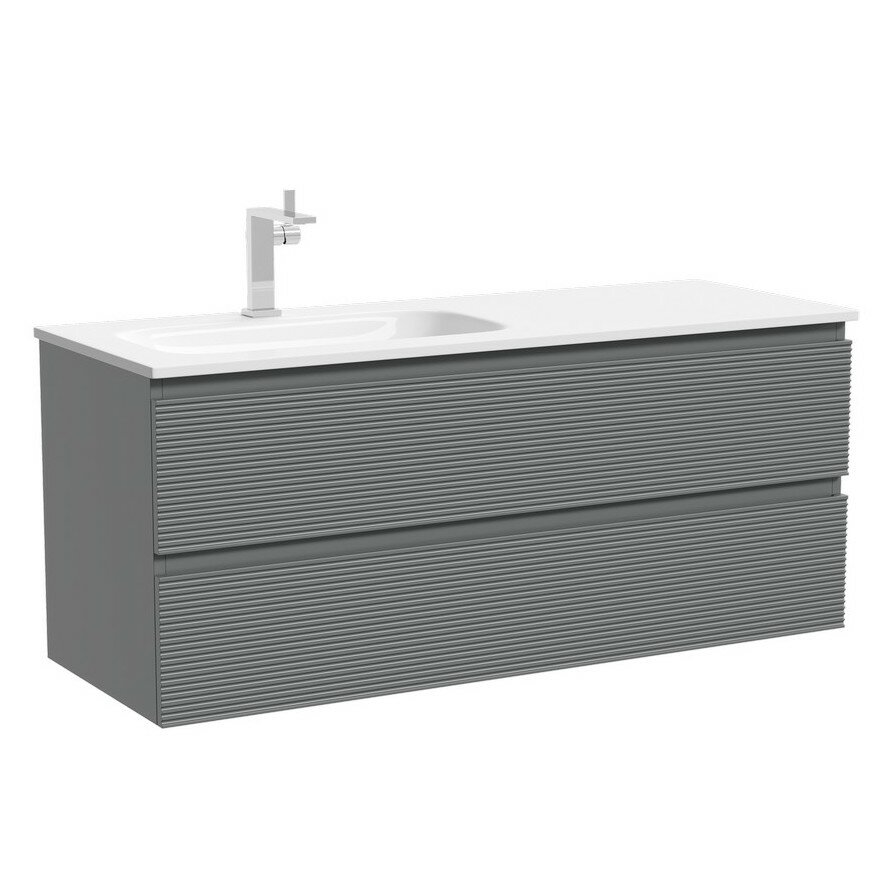 Тумба с раковиной Sancos Folk FL120LES Ergraut soft