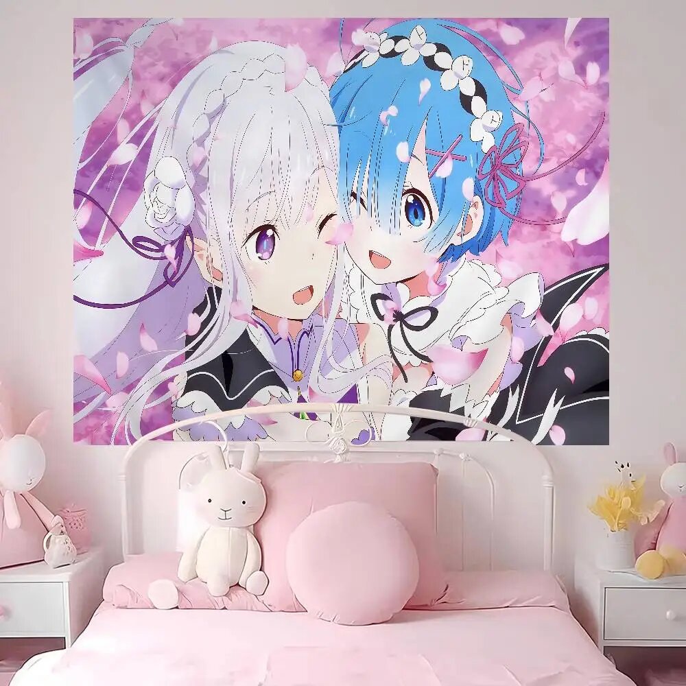 Гобелен Re: Zero - Rem, 100x150cm, Z6 — фото 1