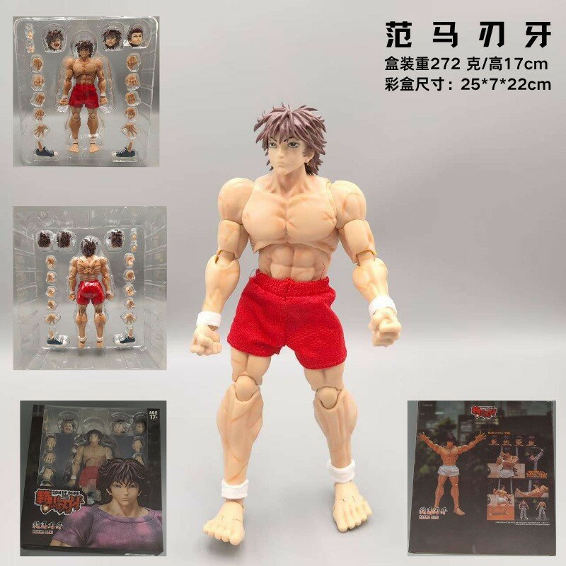 Новая шарнирная фигурка Баки Ханма Юдзиро из серии ST от Storm Toys, масштаб 1/12.