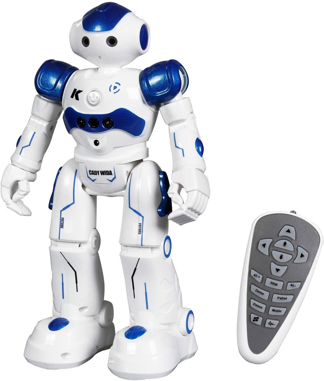 Игрушка робот RC, Робот с дистанционным управлением по жестам для детей 3-8 лет, подарок на день рождения, синий, тип игрушка робот с дистанционным управлением, питание батарейное, материал пластик, тип пластика ABS, стиль радиоуправления модель RC,