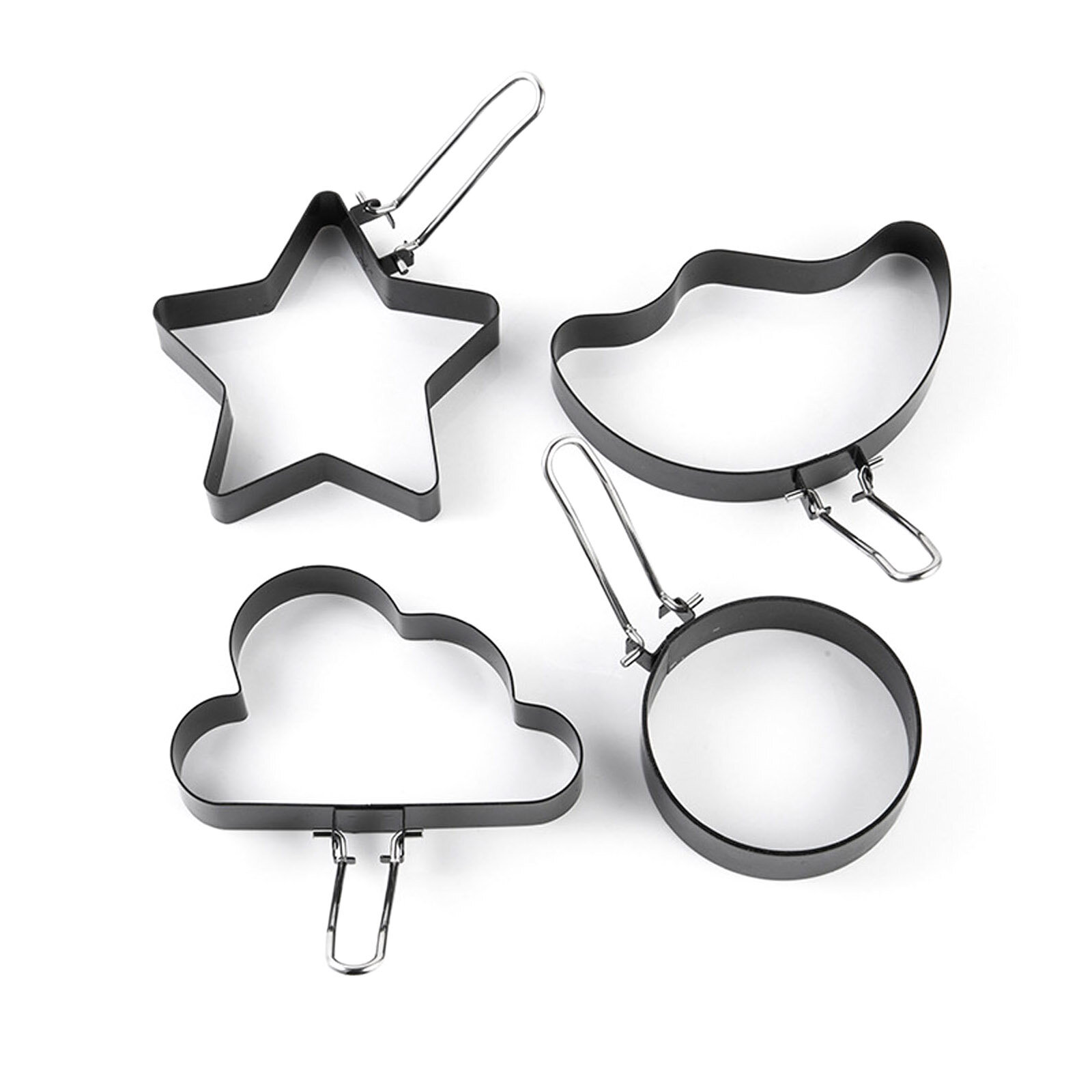 4 упаковки яиц блинные кольца из нержавеющей стали материал для гаджетов с жареными яйцами кухни