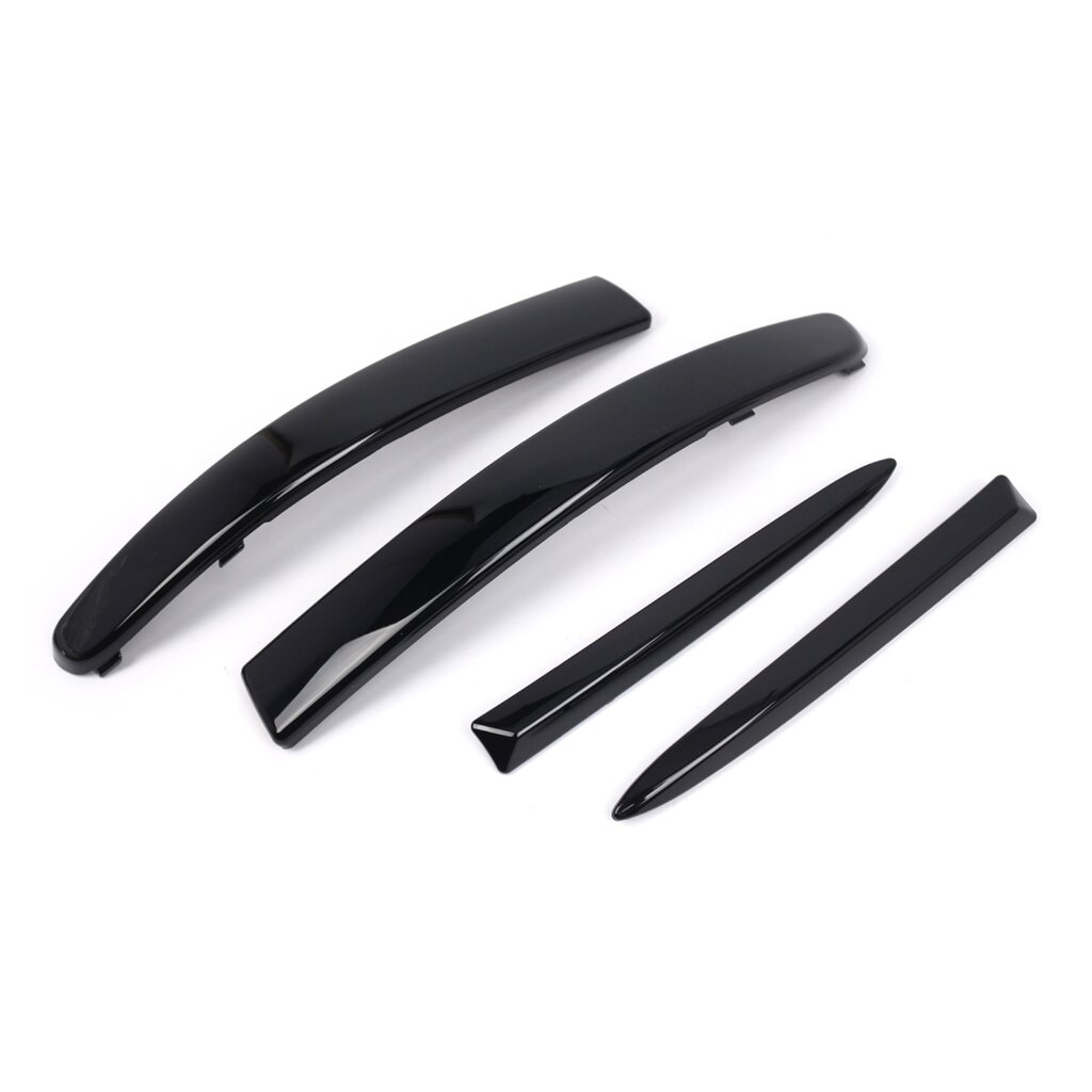 Специнструмент для авто,08-15 Fiat 500 передний бампер верхняя и нижняя отделка - черный, 1 комплект