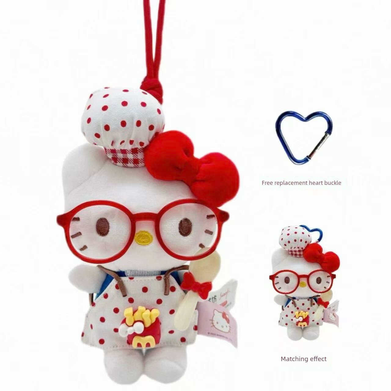 Подлинный брелок Hello Kitty, маленькая кукла, подвеска для рюкзака, милый аксессуар Hello Kitty в виде кота, подарок