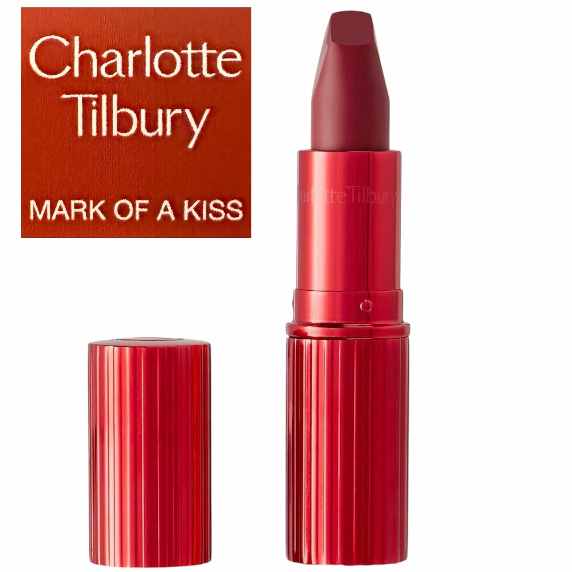 Charlotte Tilbury матовая губная помада с эффектом объёма и увлажнением, Matte Revolution- Mark Of Kiss 3.5g