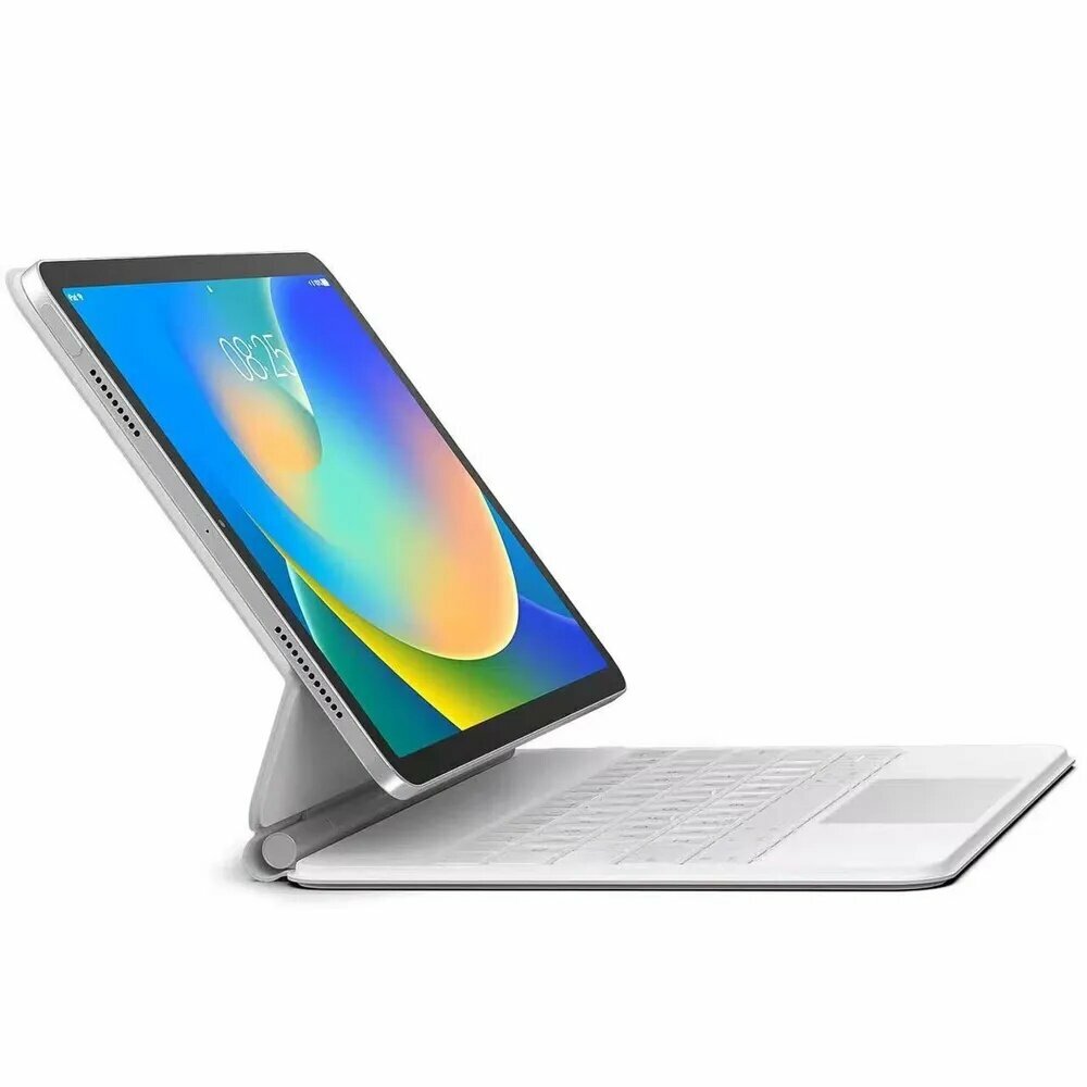 Чехол-клавиатура с магнитной застежкой для iPad (A16) 11-го/10-го поколения (2025/2022), подсветка и мышь с сенсорной панелью