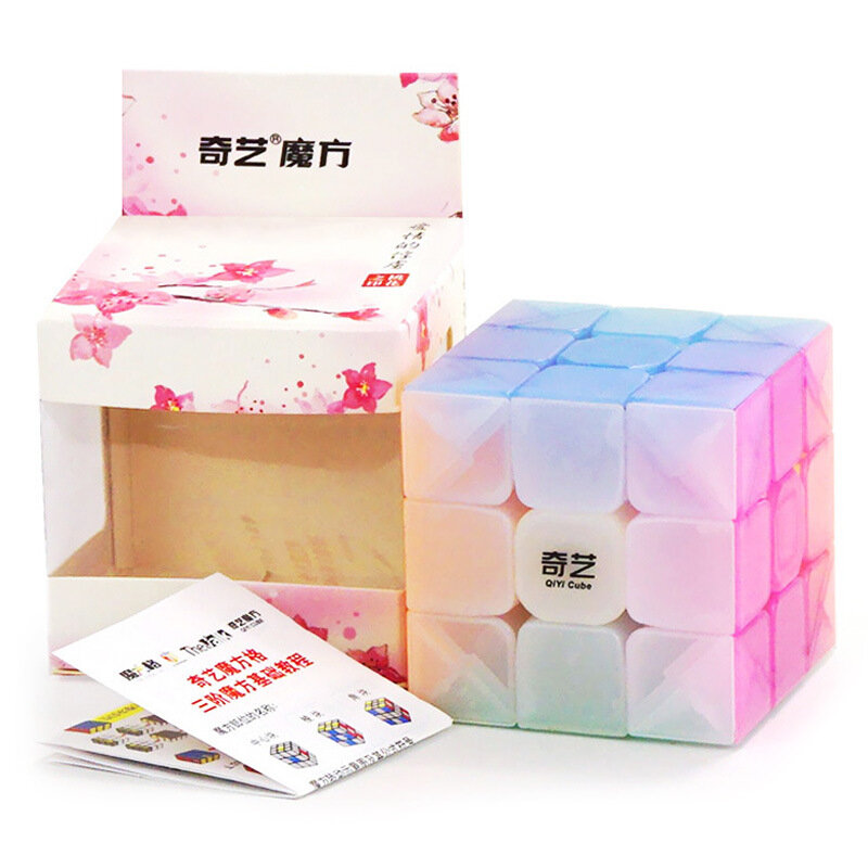 [Qiyi фруктовый желе серии кубиков Рубика] Пирамида 2345 косой поворот SQ смещенный цвет прозрачный и изысканный кубик