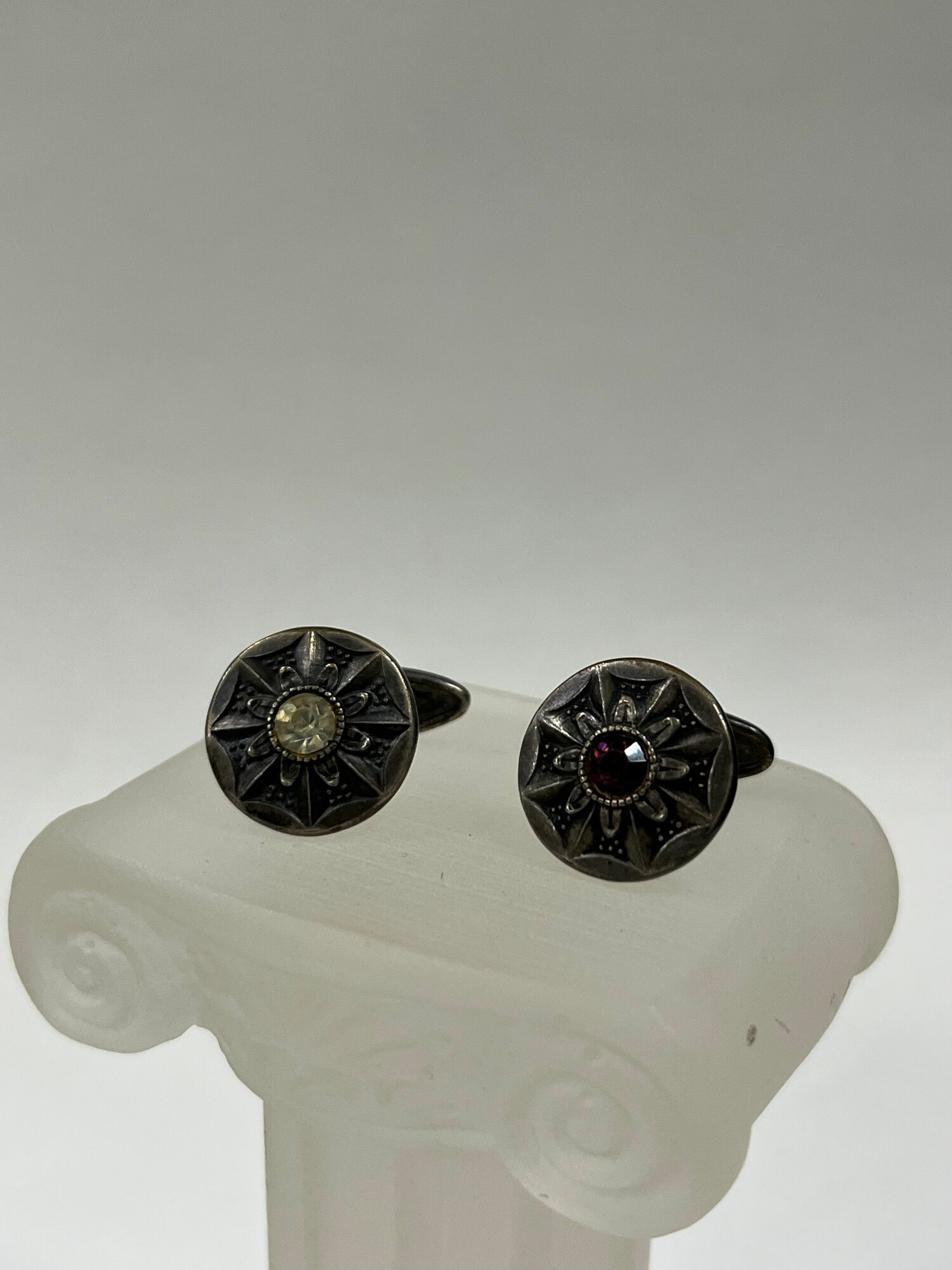 Советские винтажные мельхиоровые запонки. Сделано в СССР