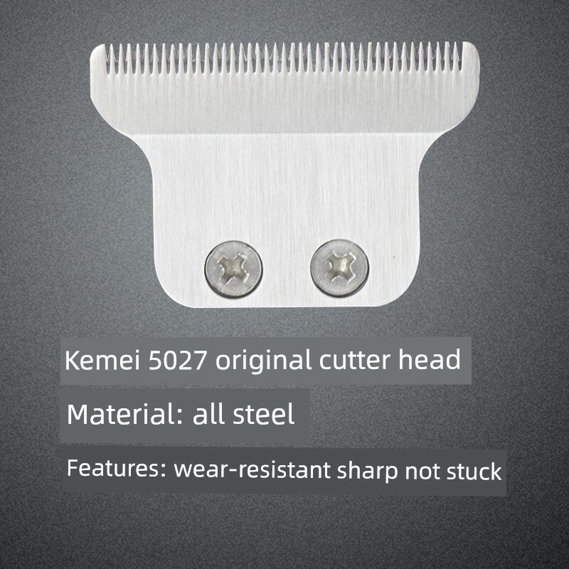 Электрическая машинка для стрижки Kemei 5021, оригинальное лезвие, зарядное устройство Kemei, масло для машинки, лезвие