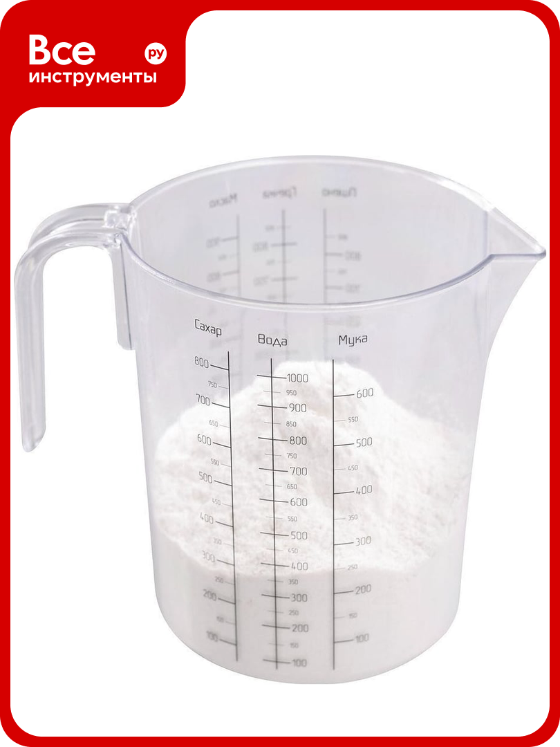 Мерная кружка мультидом объем 1000 мл МТ76-77