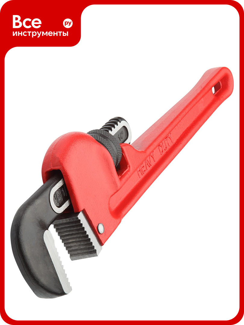 Прямой трубный ключ REKON 14" 034014