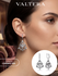 Серьги VALTERA, серебро, 925 проба, фианит, , серебристый