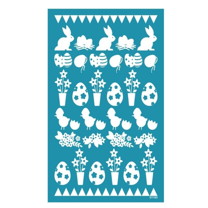 Трафарет «Пасхальный кролик» для лепки, SY160