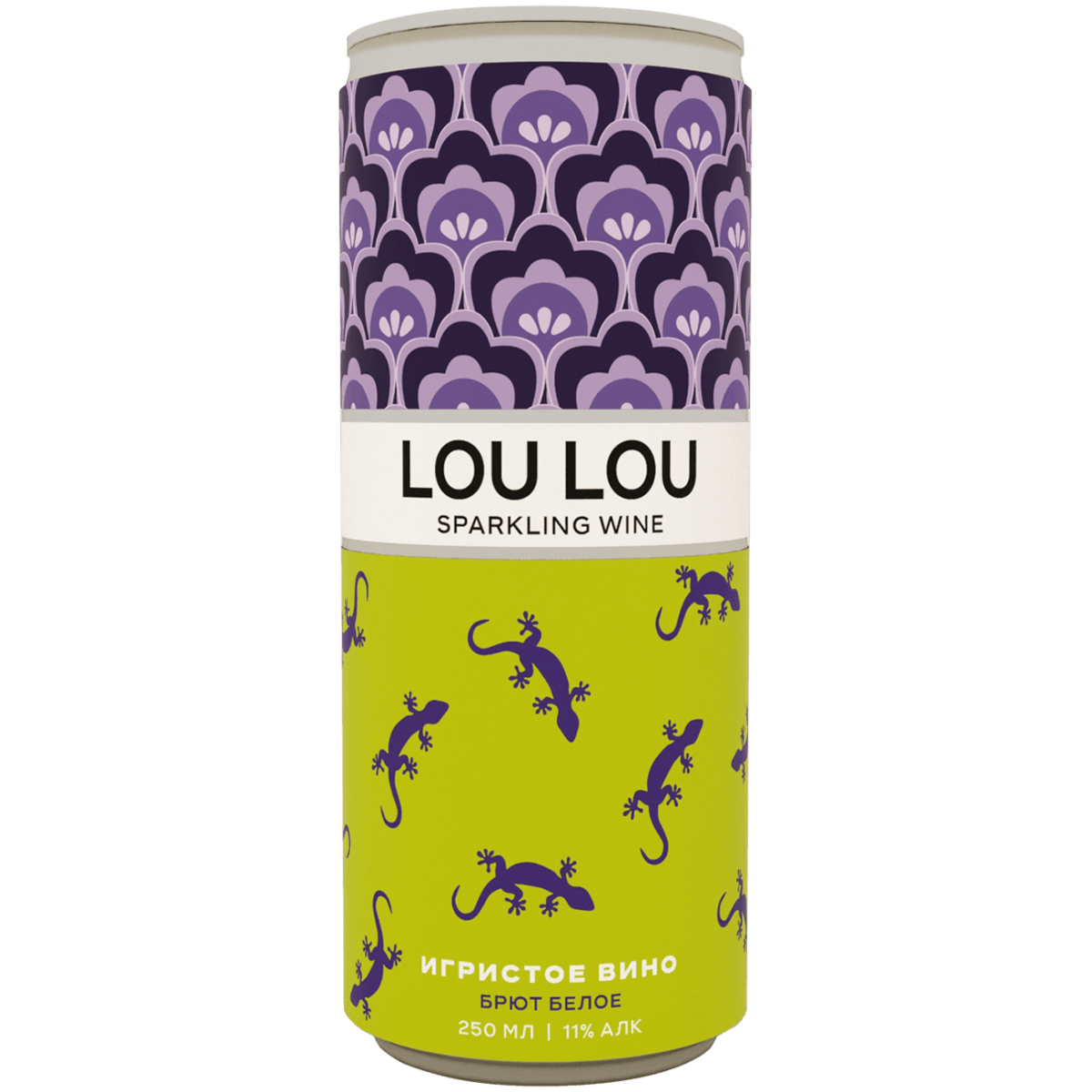 Вино игристое Lou Lou белое брют 0,25 л