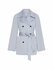 Куртка Marella Belted double-breasted jacket, размер 42, blue