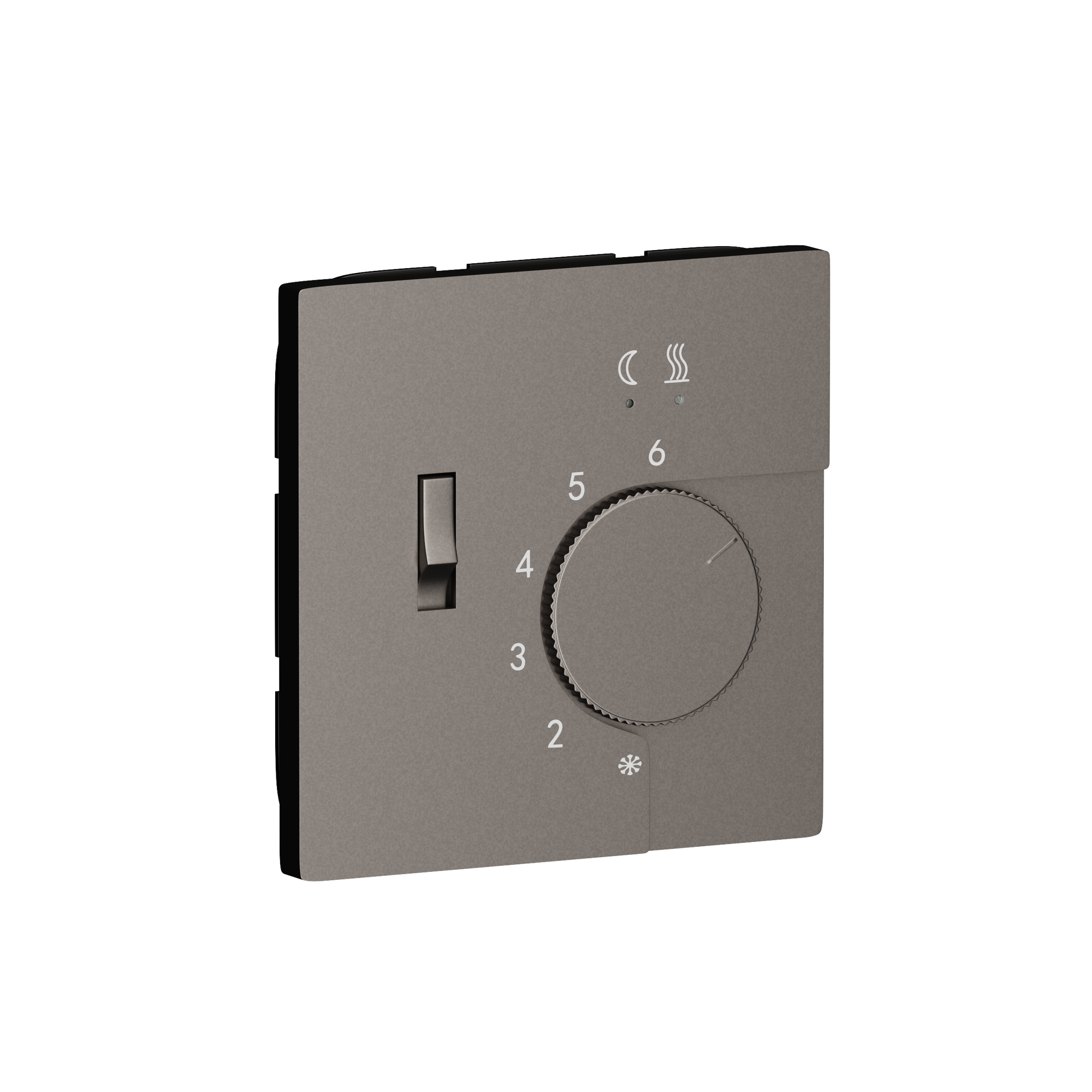 Термостат с датчиком температуры 16А, цвет сталь, серия R98, Donel