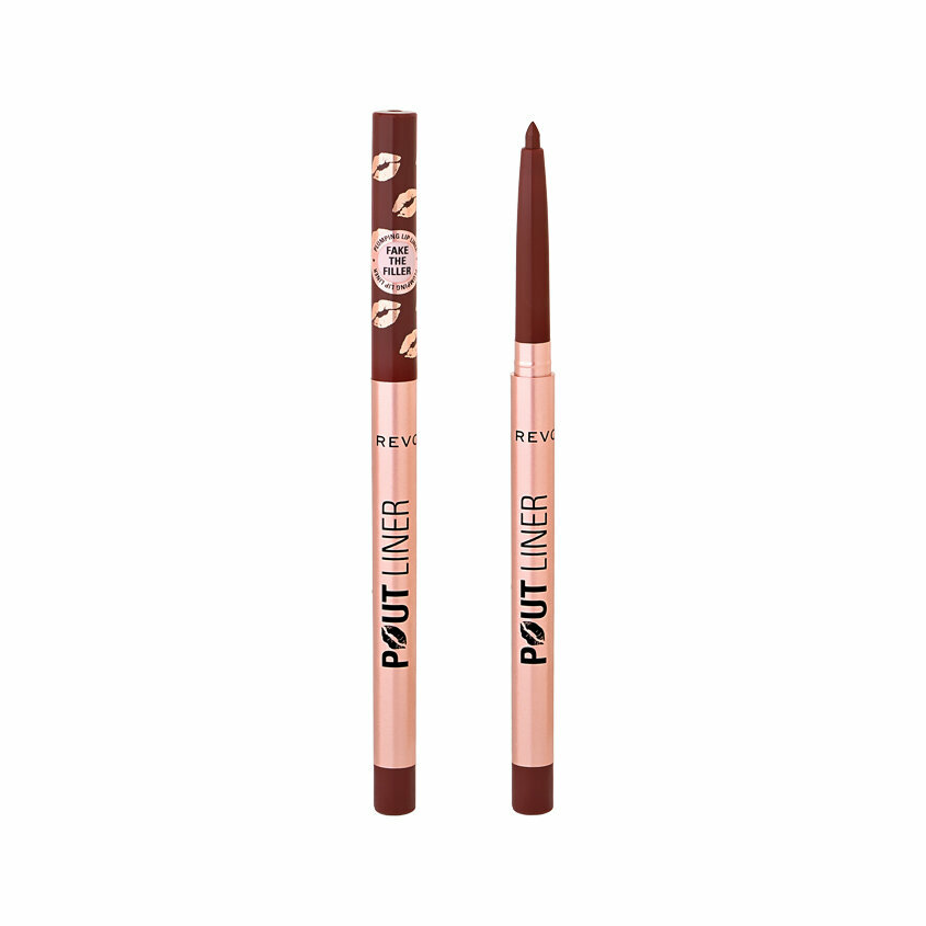 Карандаш для губ REVOLUTION POUT LINER PLUMPING LIP LINER контурный с эффектом пухлых губ тон Cookie warm brown