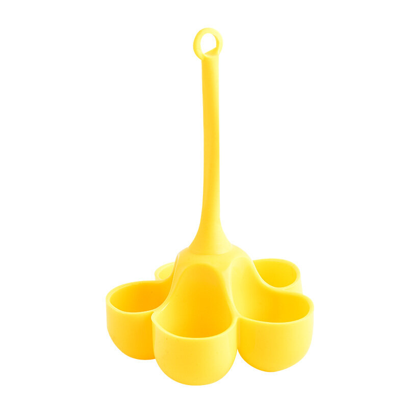 Силиконовый противень для варки яиц на границе, высокотемпературный, 5-слойный противень для варки яиц, пищевой класс, для детского питания, для выпечки яиц (Желтый)