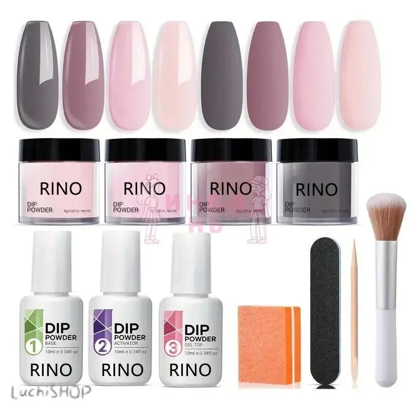 Дип система для ногтей для моделирования гель пудра