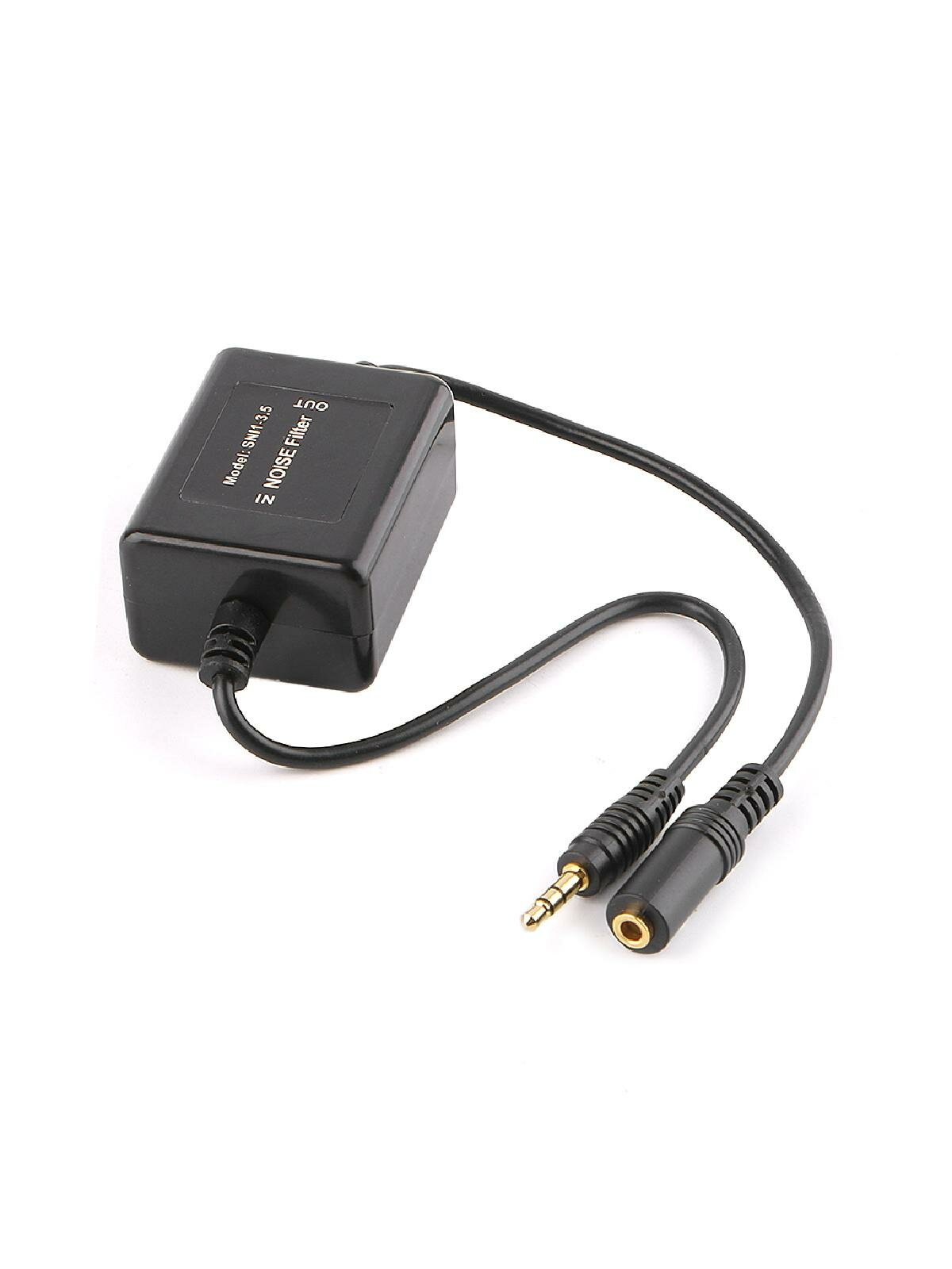 Линия динамика 3,5 мм Aux Аудио Фильтр шума, шумоизолятор контура заземления для автомобиля