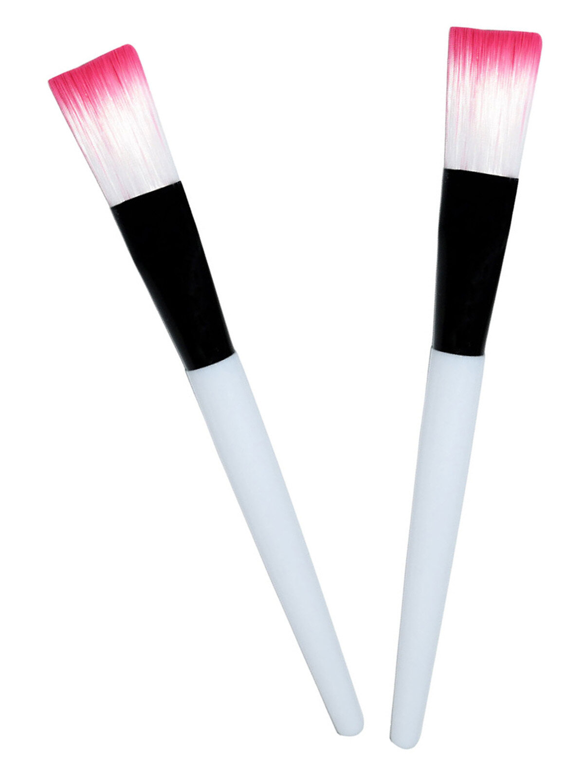 Кисть для нанесения косметических масок, ворс - нейлон, длина 13,5 см х 2 шт