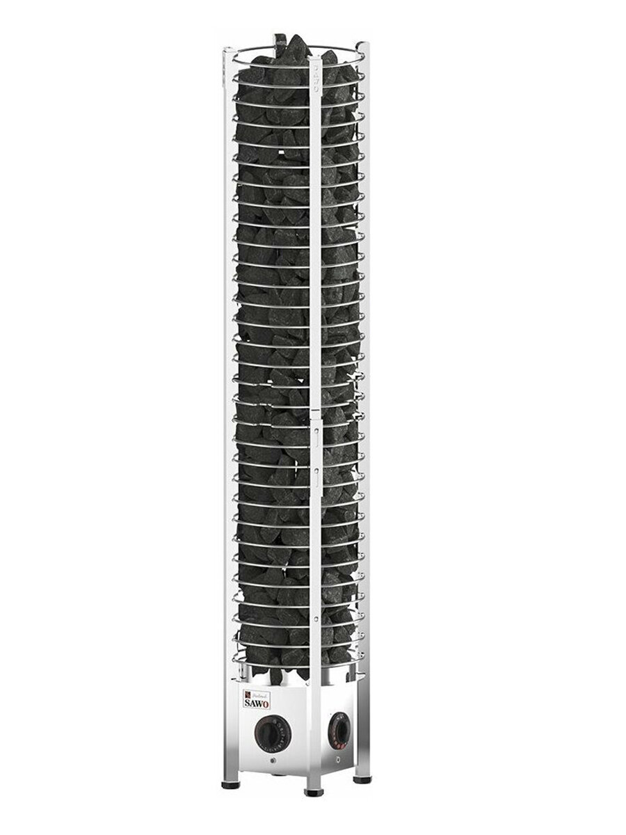 Электрическая печь для бани и сауны SAWO Tower Premium TH3-60NB-P