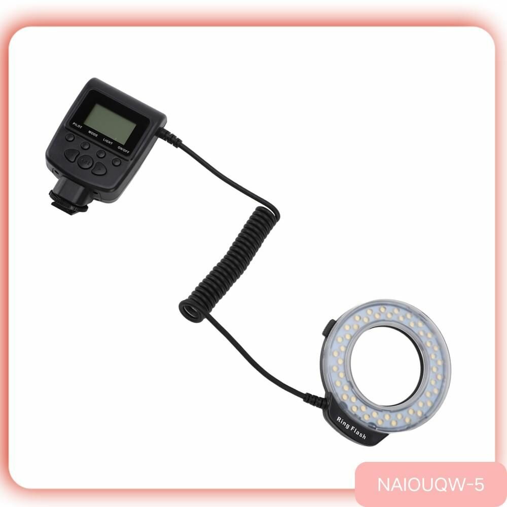 LED макро кольцевой вспышка, многофункциональный, для DSLR камер