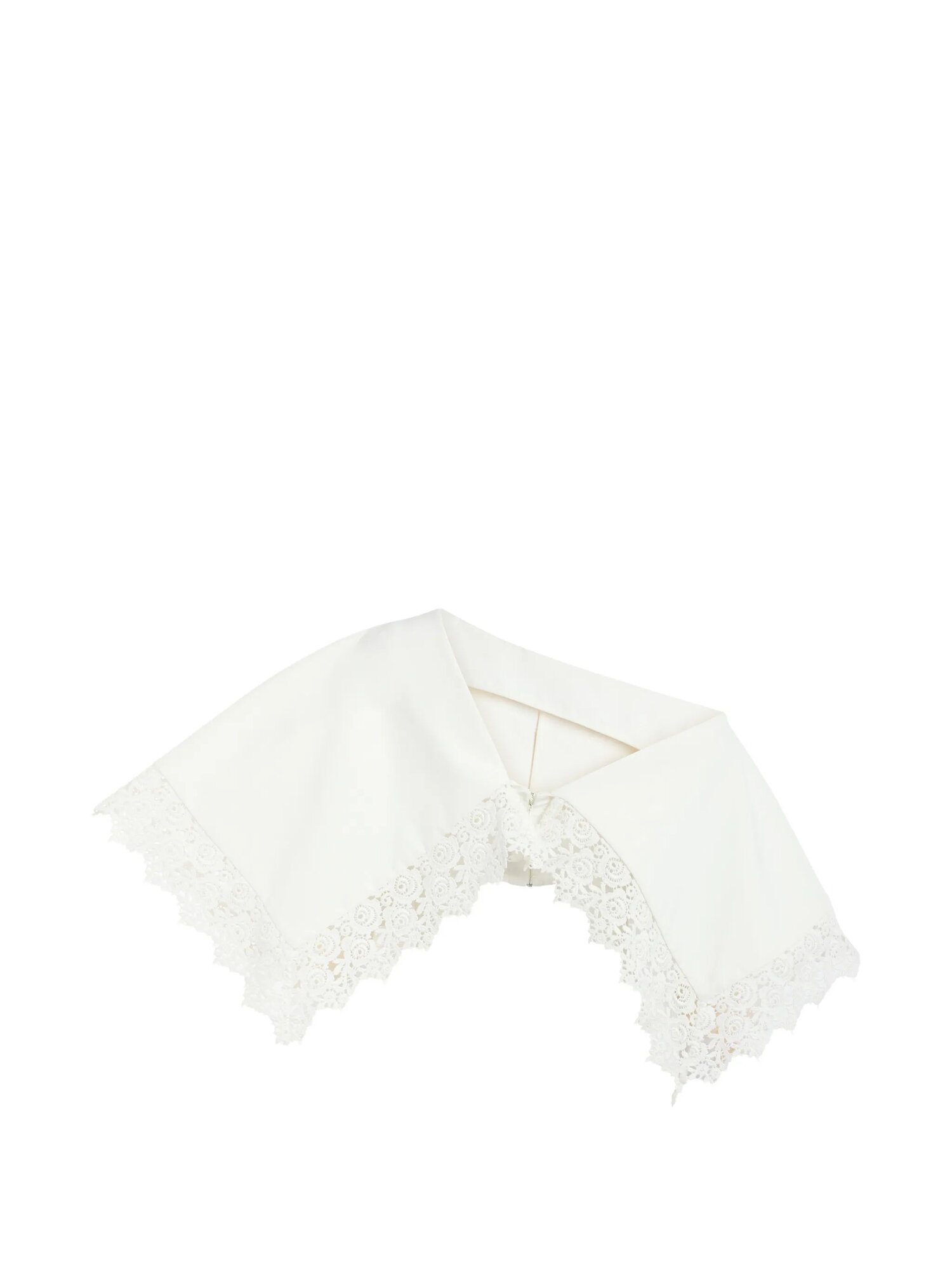 Блуза A.W.A.K.E.MODE Lace-trim blouse, размер 42, white — фото 1