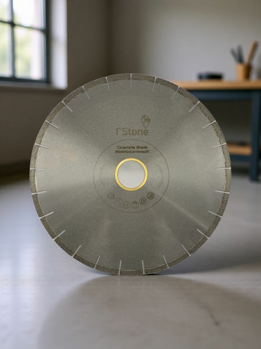 Алмазный диск для камнерезных станков Troikastone Quartzite 350мм (350*40/42*3.0)