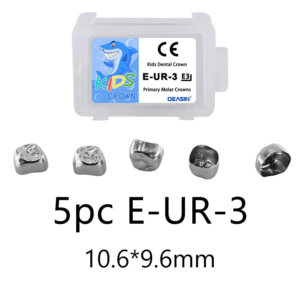 Детские коронки DEASIN E-UR-3, 5 шт