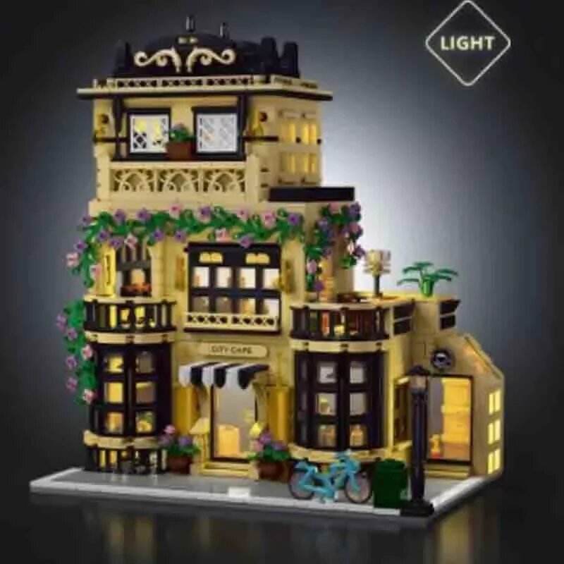 Конструктор LEGO MOC 1520 деталей Европейская архитектура NO BOX